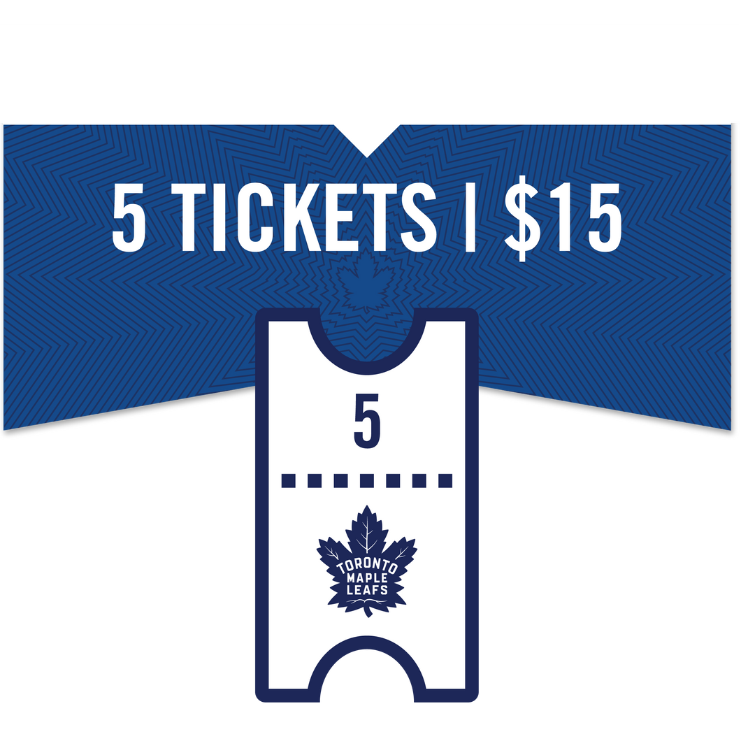 50/50 Tickets – Maple Leafs 50|50
