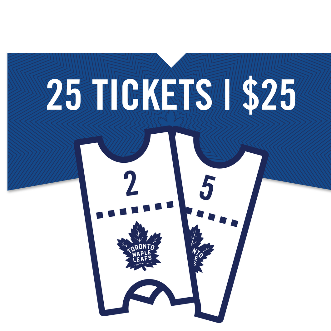 50/50 Tickets – Maple Leafs 50|50